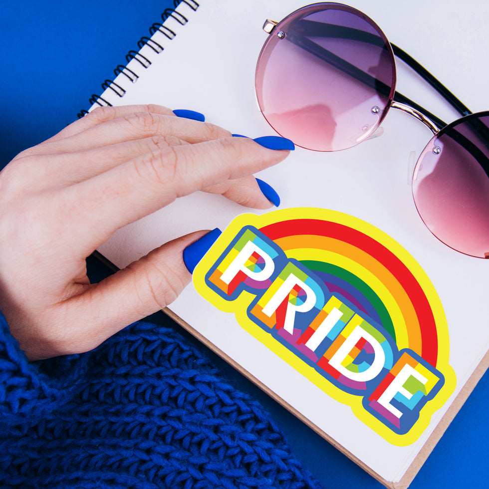 Rainbow PRIDE LGBT Vinyl Sticker – Honey Dazed