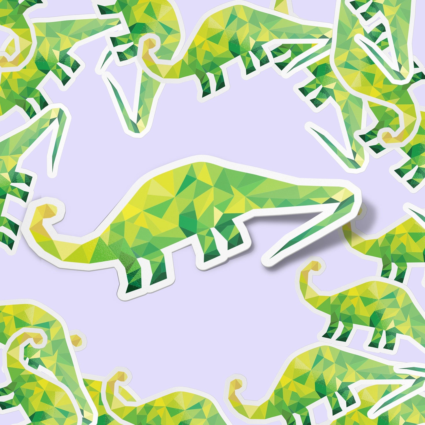 Dinosaur Brontosaurus Vinyl Sticker – Honey Dazed